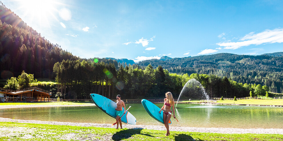 De ecologische zwemmeren (biolaghi) van Trentino