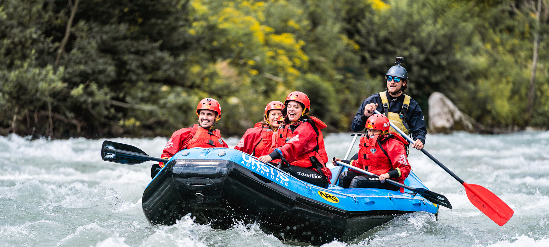 Rafting in Val di Sole sul torrente Noce