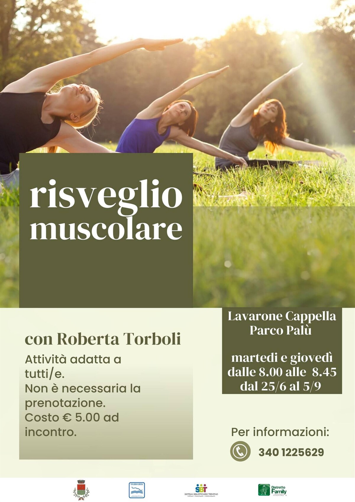 Risveglio muscolare con Roberta Torboli - Cosa fare in Trentino - Eventi - Trentino