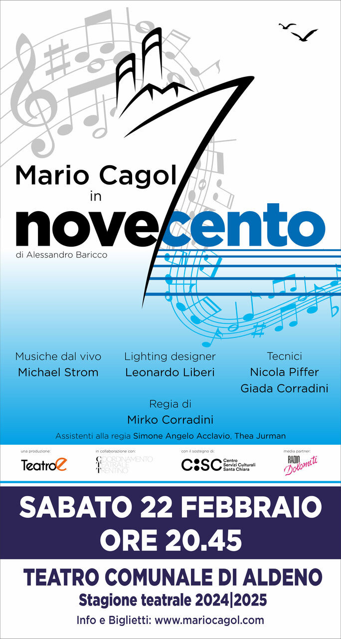 NOVECENTO - Alessandro Baricco - Teatro di Aldeno - it - Guida - Trentino