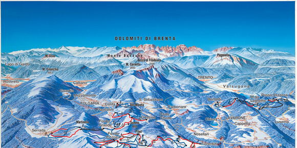 Ski slopes in Folgaria - Folgaria ski resort - Ski Areas - Alpine skiing